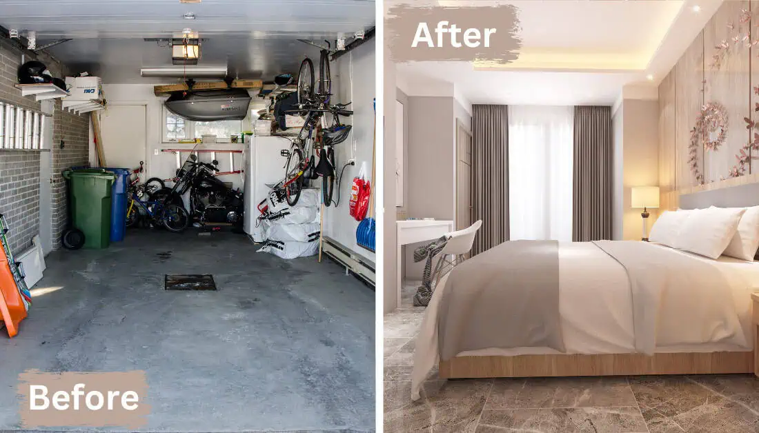 Garage Conversion To Living Space Plans