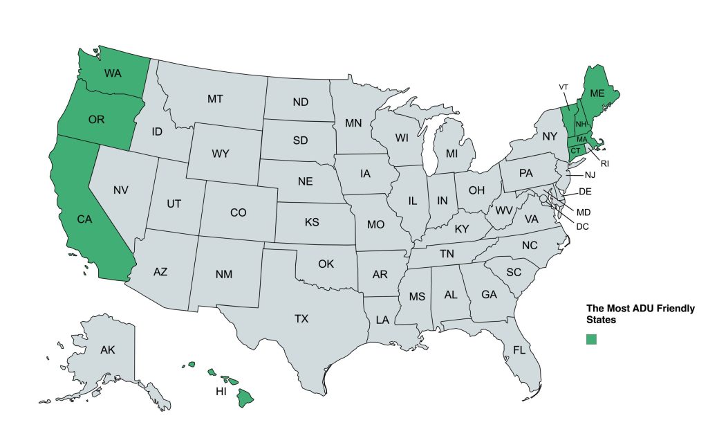 What States Allow ADUs (Accessory Dwelling Units)?