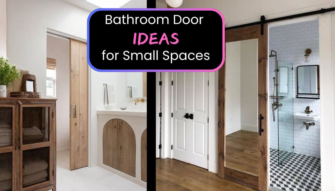 Creative Bathroom Door Ideas For Small Spaces